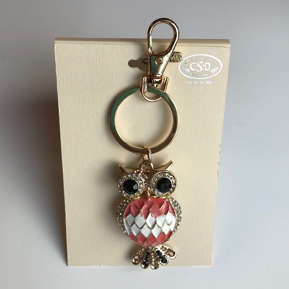Accessories | Owl Key Ring Nwt Or Bag Charm | Poshmark